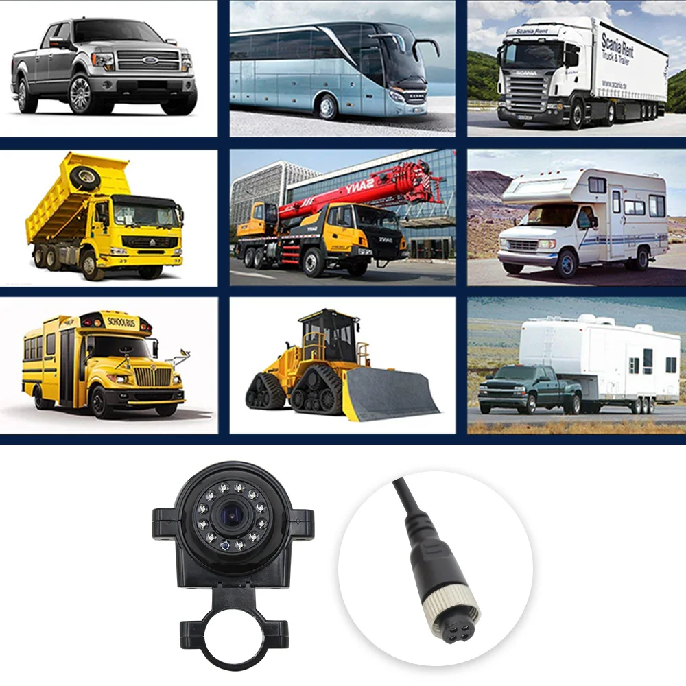 Easy Install Bus Truck Vehicle Side Mount Camera Side View Camera 24v ...