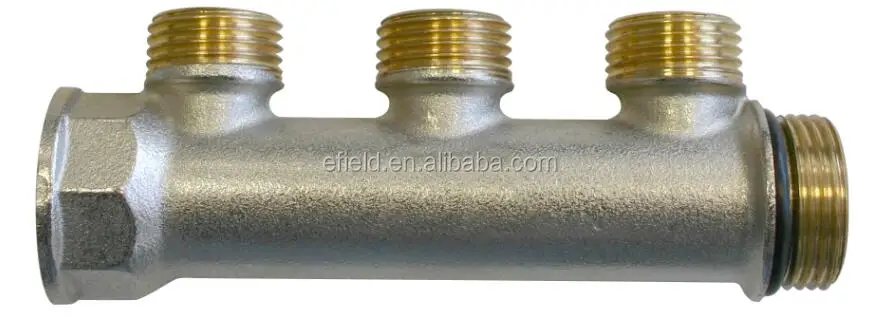 Ottone Idraulico 4 Vie A 10 Vie Collettore Con Valvole A Sfera Per Pex ...