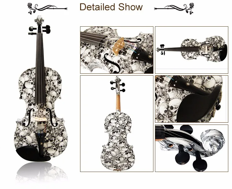 Oem Custom Art Painting Decorative Violin - Buy Oem Violin,Custom Art ...