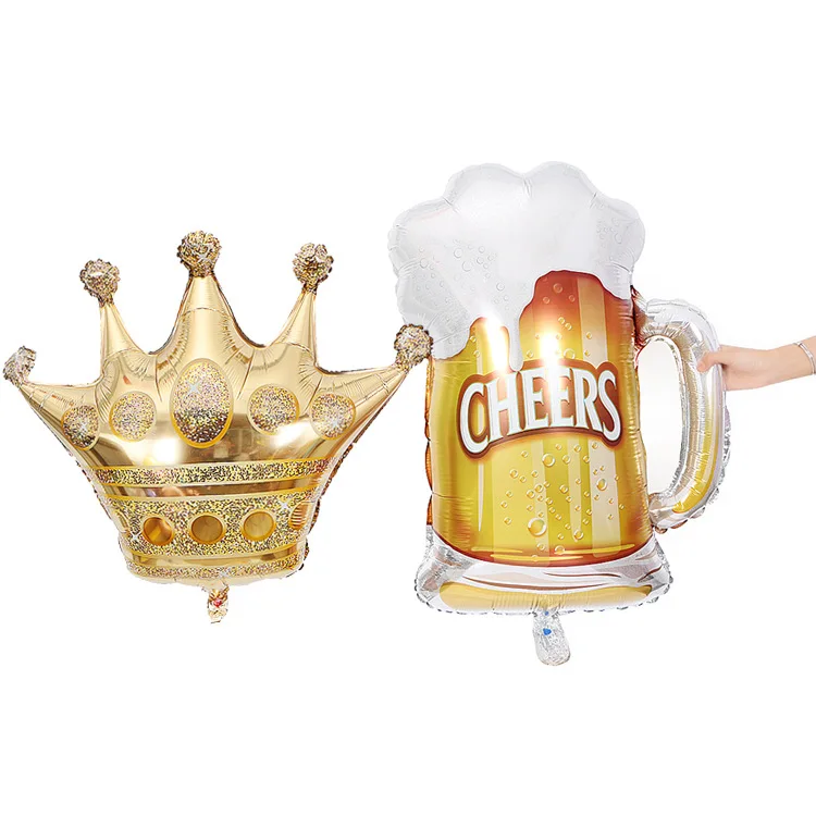 Beer Foil Balloon Giant Mug Balloon Cheers Bachelor Party Decor ...