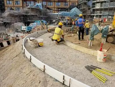 Concrete Pavement Building Foundation Formwork Road Paving