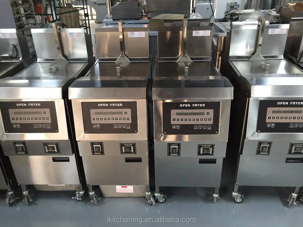 Auto Basket Lift Commercial Deep Fryer With Oil Filter Auto Lift Deep ...