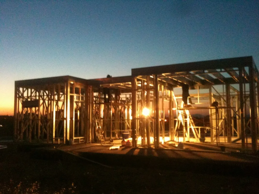 Iron Sheet Structure Prefabricated Houses - Stylish & Durable