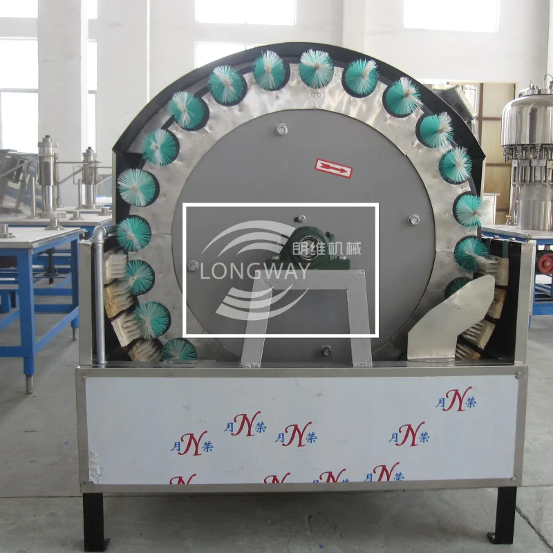 Semi-automatic Glass Bottle Brush Cleaning Machine Hot Sale - Buy ...