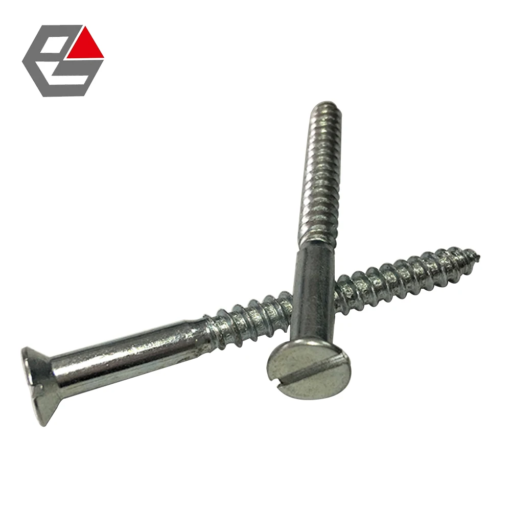Slotted CSK Head Furniture Wood Screw - Durable & Versatile