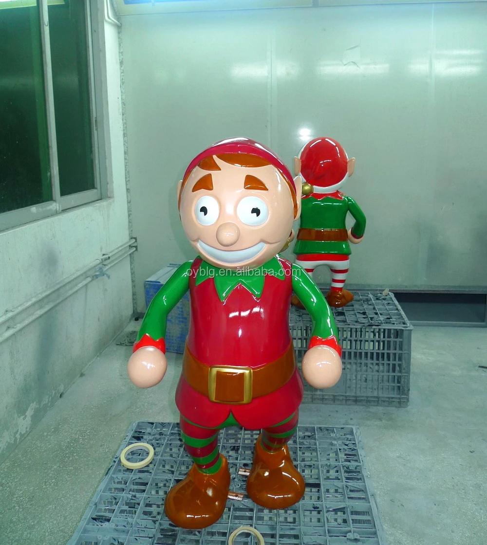 Life Size Fiberglass Christmas Elf Statues| Alibaba.com