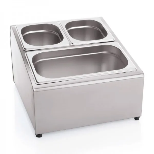 Hot Sale 3/4/5/6 Plastic Grid Stainless Steel Condiment Container - Buy ...