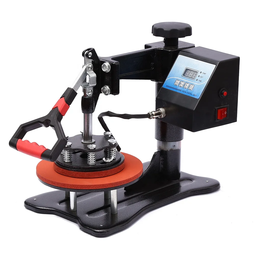 2019 New Design Plate Heat Press Machine Cap Press Hot Transfer Hat ...