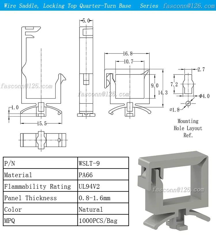 Wire Saddles Top / Side Entry - Secure and Versatile Clamps