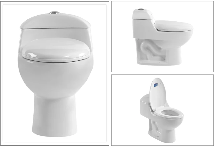 CSA Certificated Dual Flush One-Piece Elongated Rim Water Closet 8085
