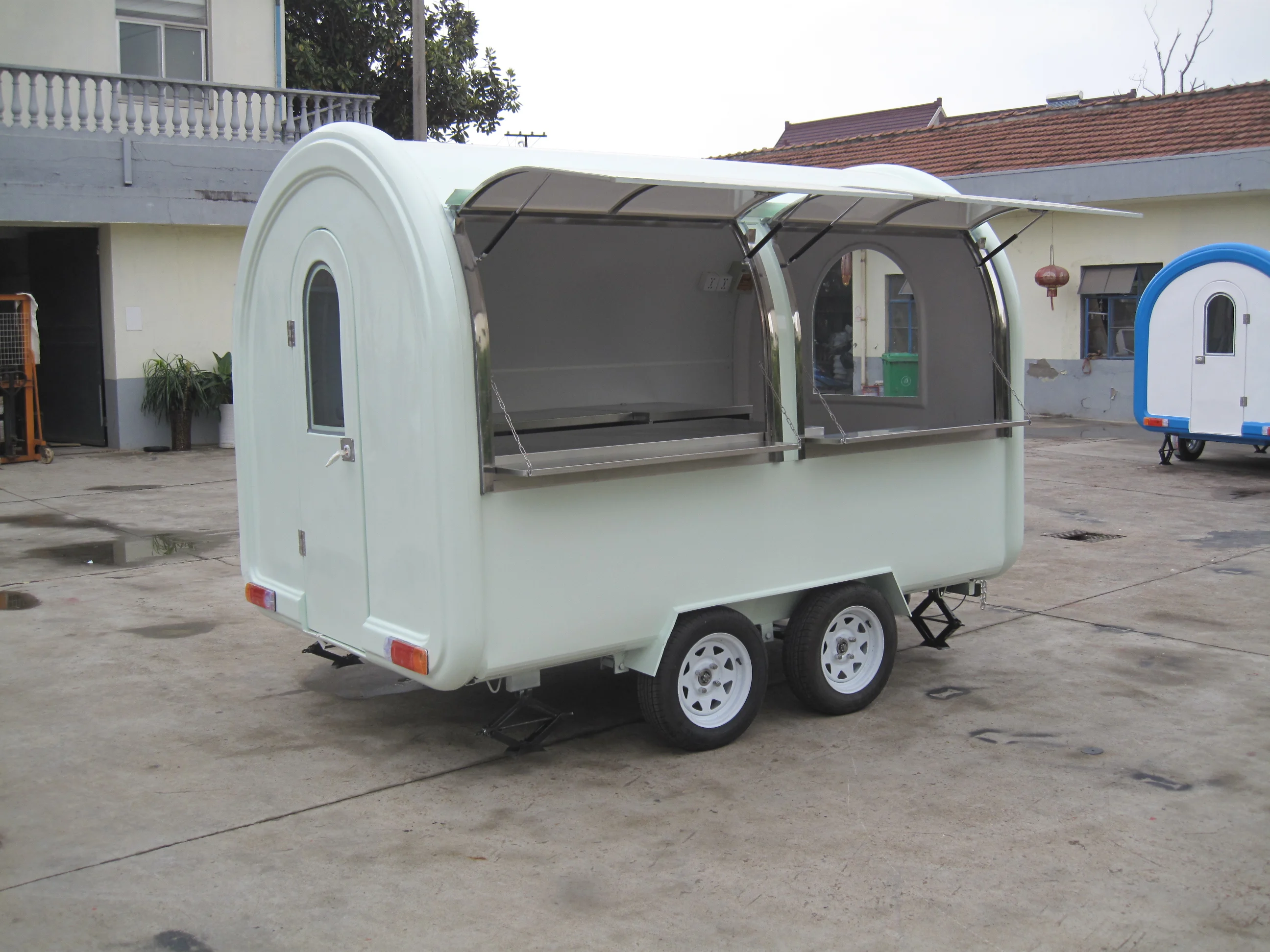 Small Buffet Bakery Shop Street Food Cart Trailer - Buy Small Food Cart ...