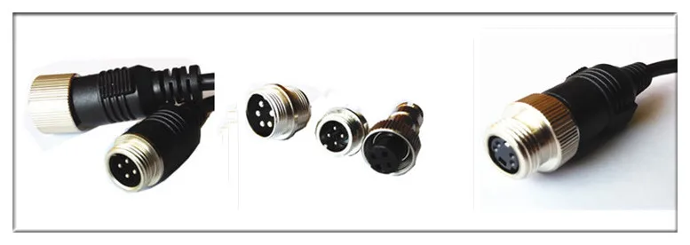 4 Pin S Video To 4 Pin Aviation Car Rear View Camera Adapter Video ...