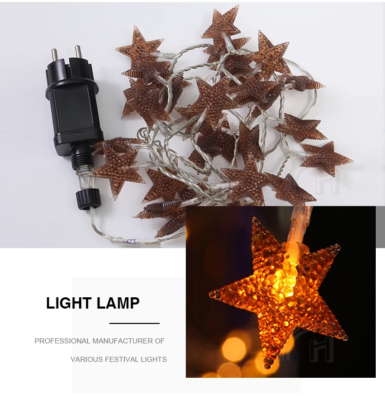 Outdoor LED Christmas Star Night String Light - 50000 Hours
