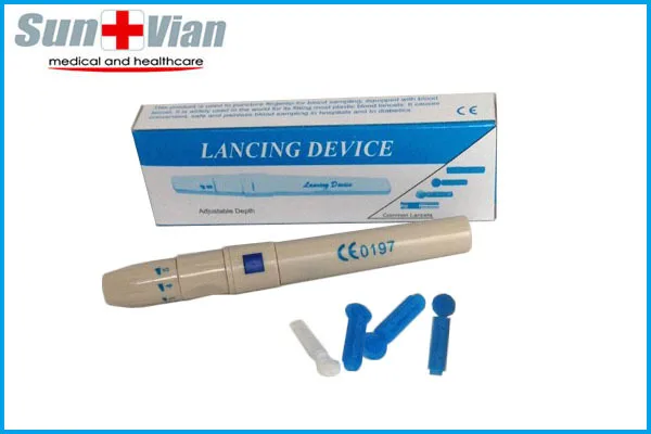 Disposable Sterile Lancet With Flat Shape Customizable Color - Buy ...