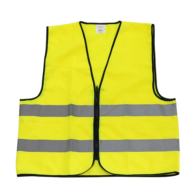 High Visibility 120g Polyester Orange Safety Vest Reflective - Buy ...