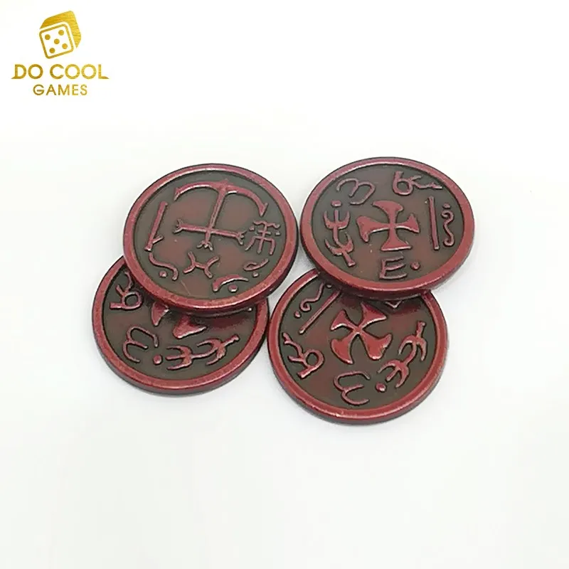 Custom Game Currencies - Metal Tokens for Board Games