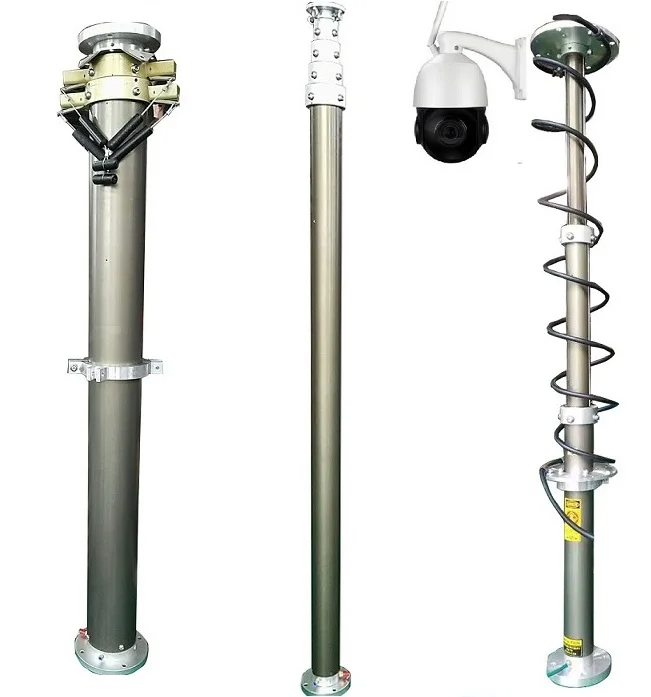 9m Aluminum Alloy Mobile Surveillance Tower High Aerial Photography ...