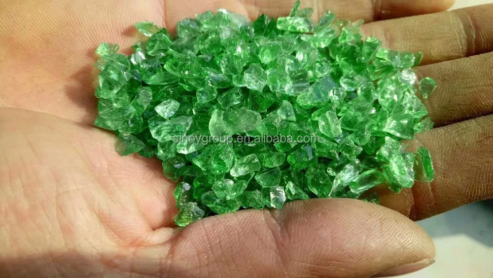 Natural Green Glass Rocks| Alibaba.com