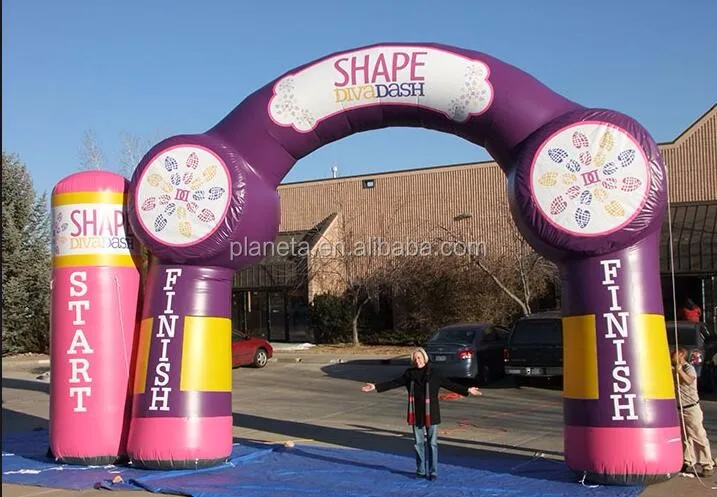 Customized Inflatable Start And Finish Line Arches/inflatable Sport ...