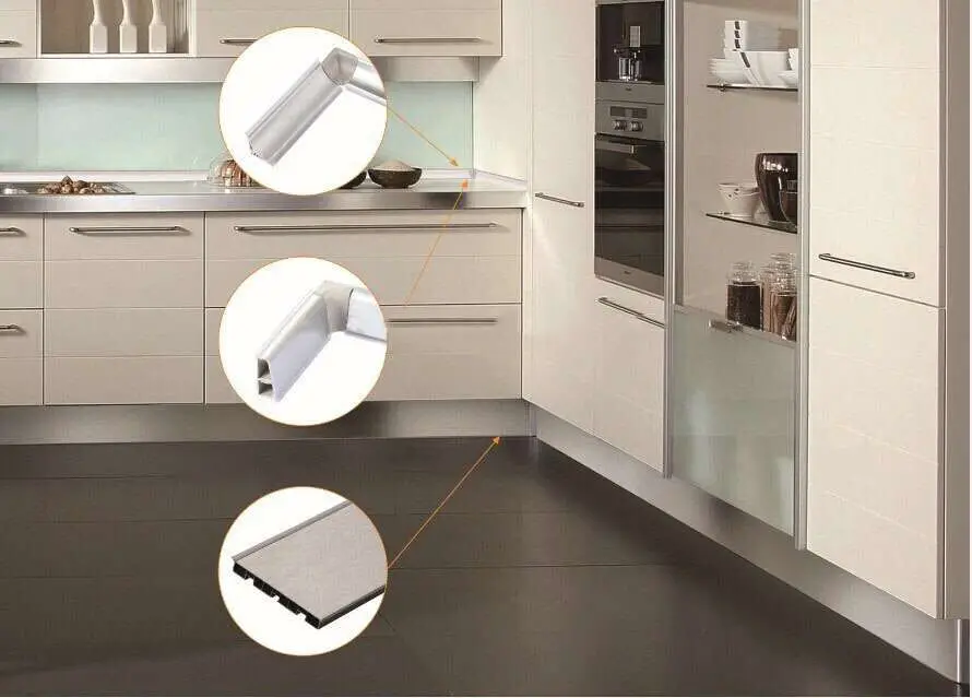 Concave Pvc Countertop Skirting For Kitchen Cabinet - Buy Countertop ...