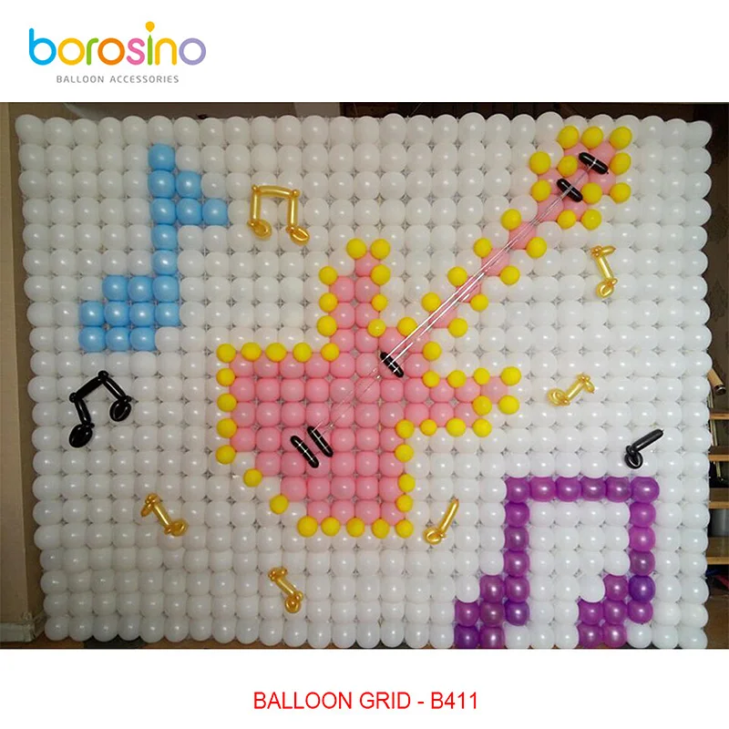 BOROSINO B411 Balloon Grid - Perfect for Wall Decorations