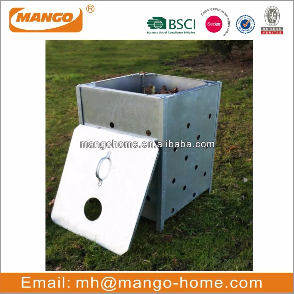 Galvanized Flatpack Square Garden Incinerator - Buy Incinerator,Square ...