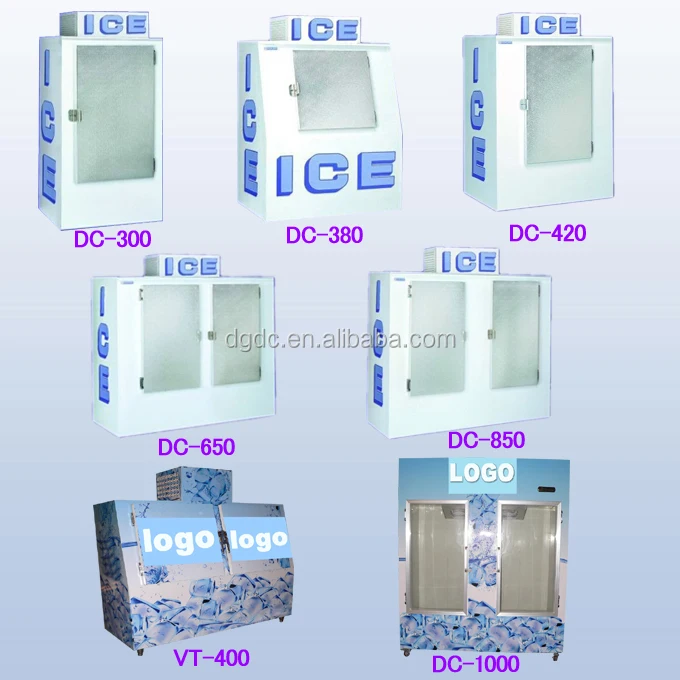 Double Slant Doors Top Compressor Ice Chiller Bin - Buy Stainless Steel ...