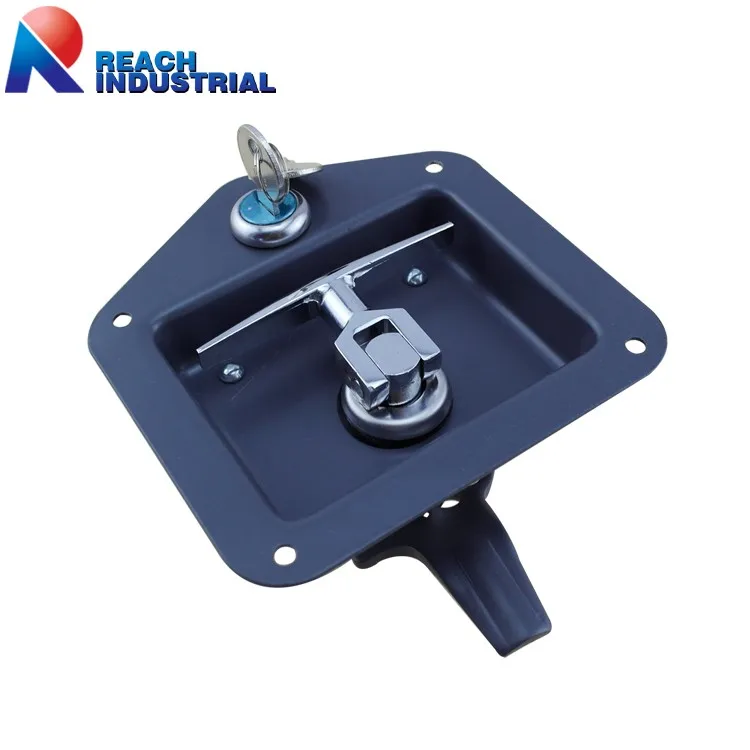 Stainless Steel Tool Box Handle Folding T Handle Lock,Folding Drop T ...