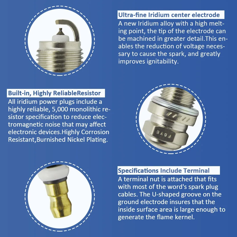 Japan 4pcs iridium Platinum SILKR8E7G Spark Plug for 3707100AEC02 90147 ...