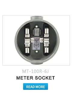 Low Price 200 Amp Dual 5th Terminal Jaw Gang Square Base Meter Socket ...