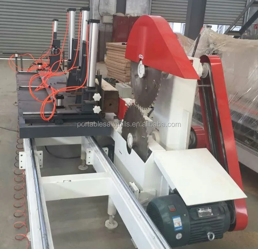 Double Blades Electric Table Saw - 500mm Wood Cutting Machine for ...