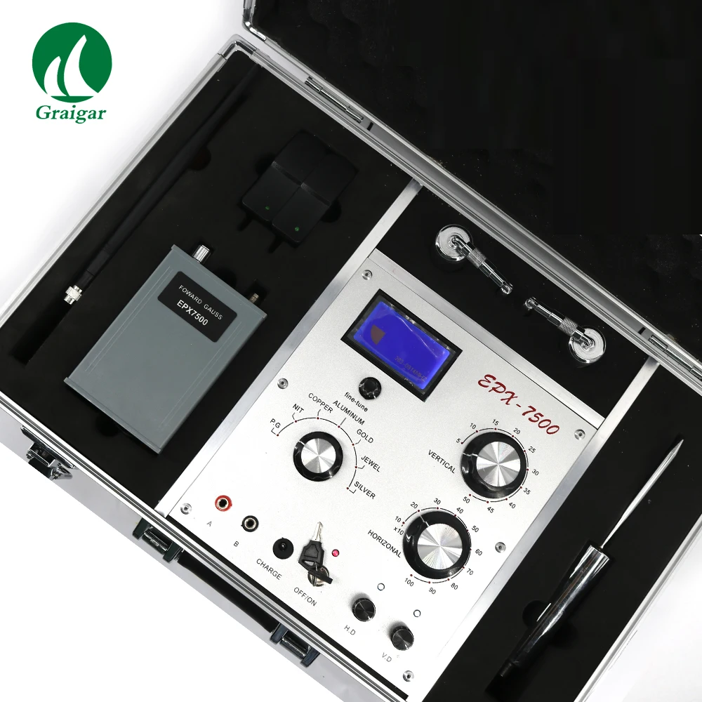 EPX7500 Underground Metal Detector Long Range for Gold Silver Copper ...