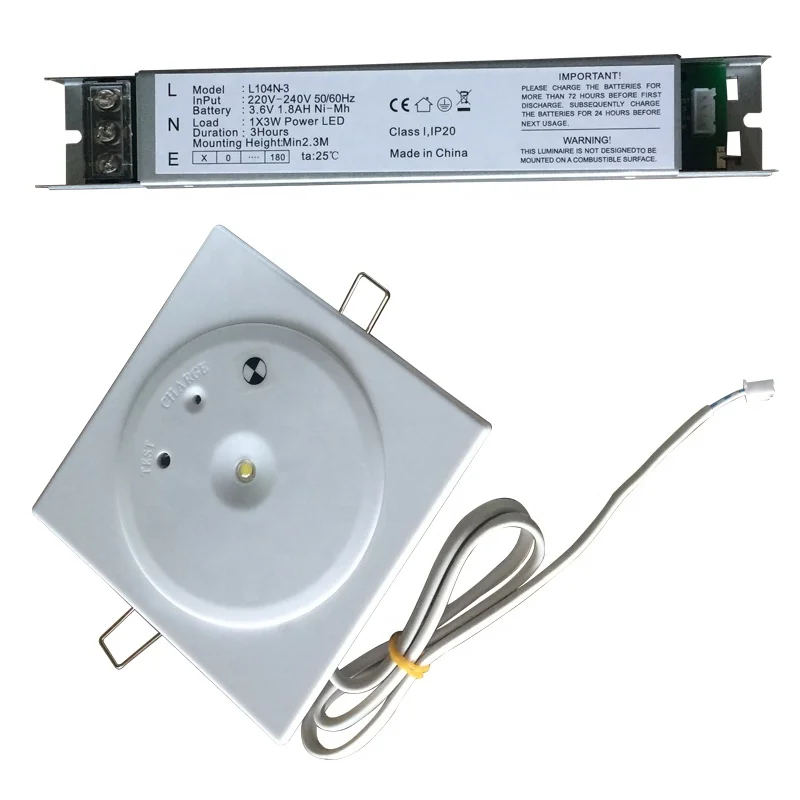 3hrs Battery Backup Emergency Led Downlight - Buy Emergency Led ...