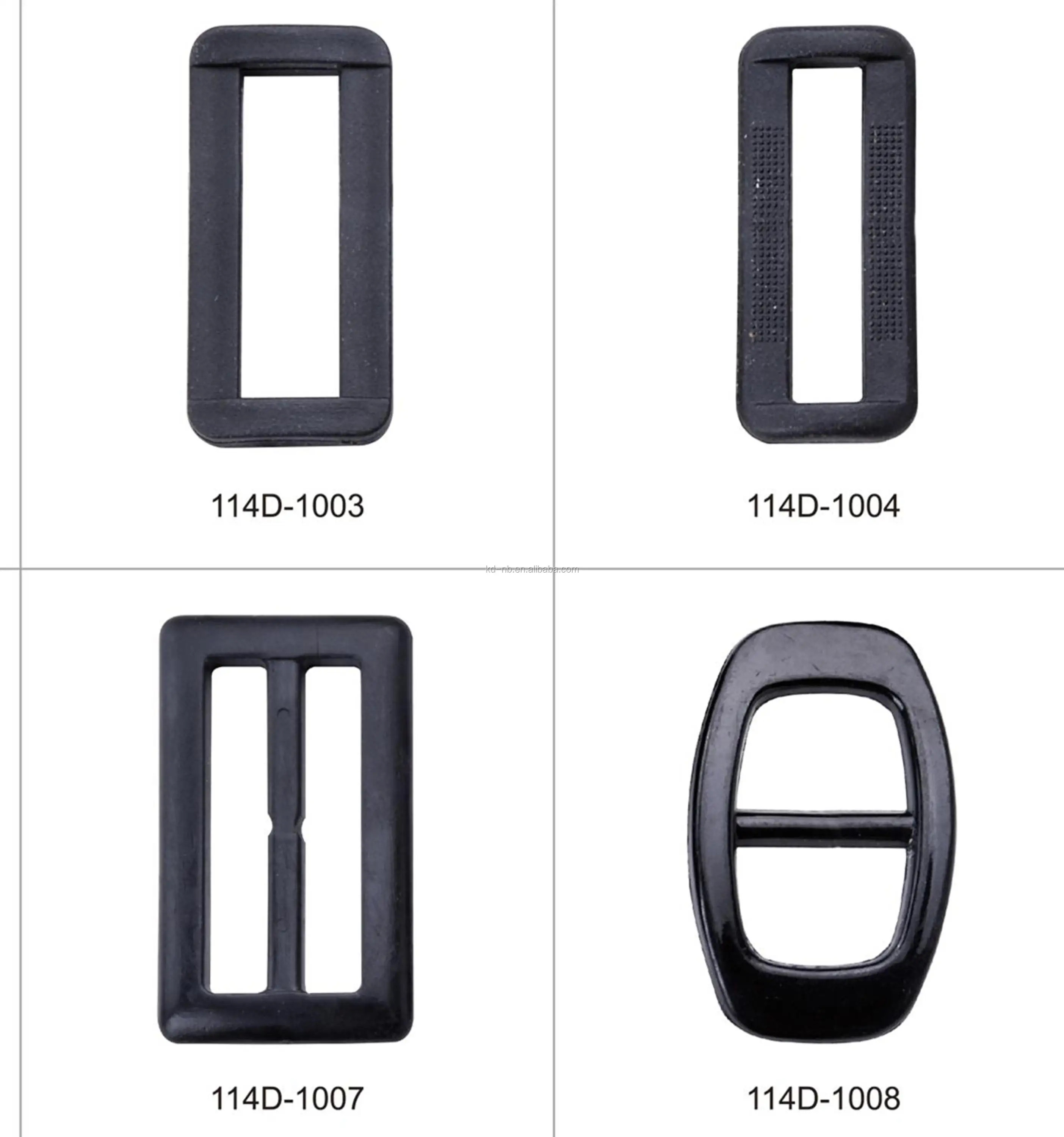 Plastic Safety Adjustable Strap Webbing Buckles D Ring