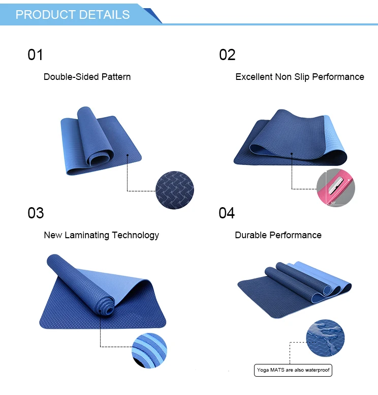 Custom Logo Embossed Small Yoga Mats - Xiangyu TPE