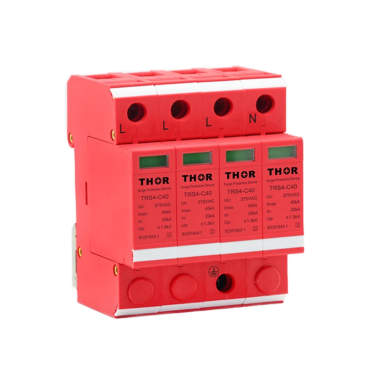 Transient Surge Protection Spd 40ka Lightning Protection Whole House ...