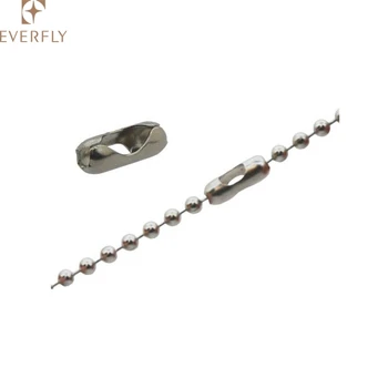 Jewelry Findings Metal Beaded Chain Connectors For 2.4mm Ball Chain ...