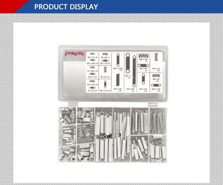 200 Pcs Spring Assortment Kit - External Compressed Springs