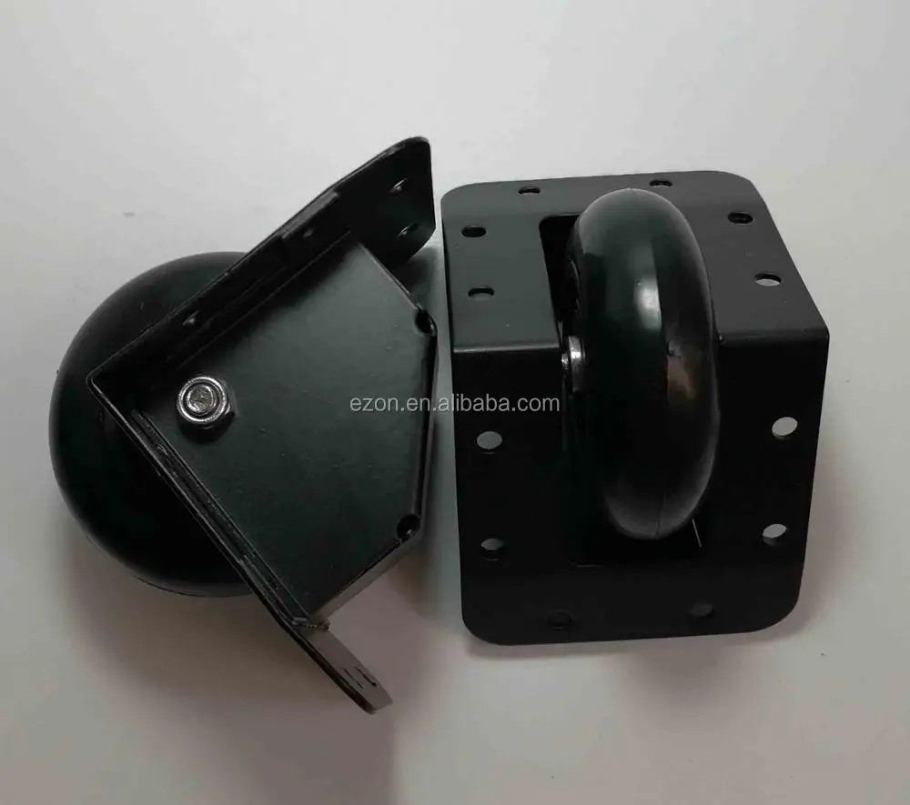 Medium Wheel,Flight Case Hardware Black Caster,Heavy Duty Recessed Edge ...