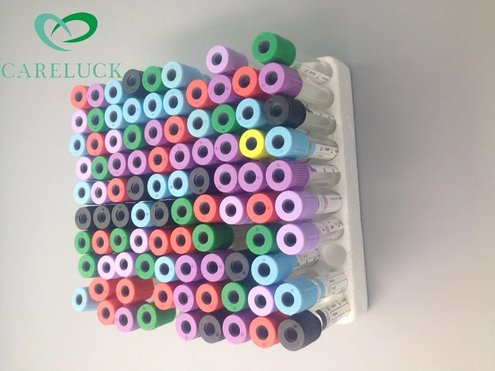 Blood Collection Tube Blue Purple Yellow Vacutainer Additive Vacutainer ...