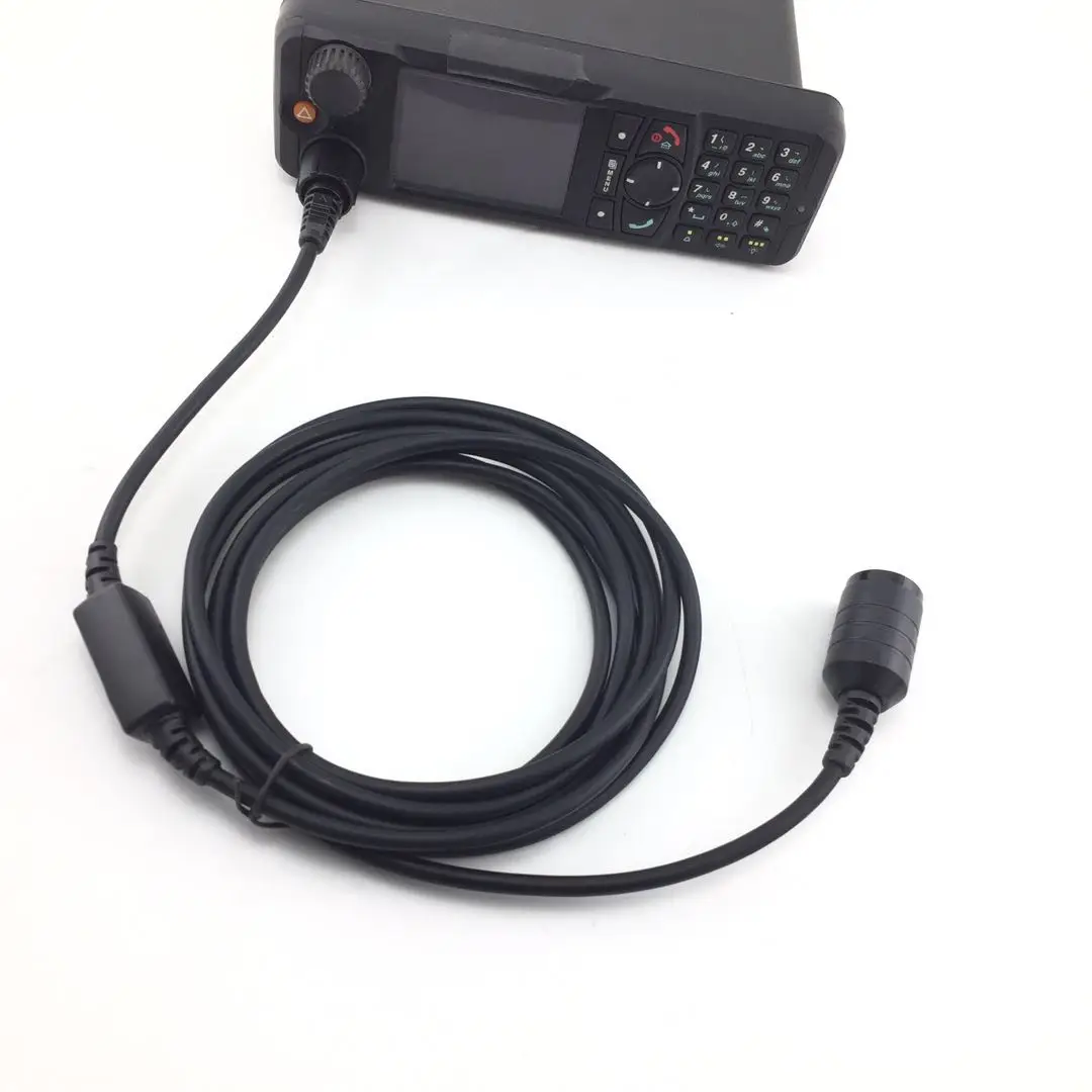 Walkie Talkie Accessories Extend Cable Line Car Mobile Radio Mic Cable ...