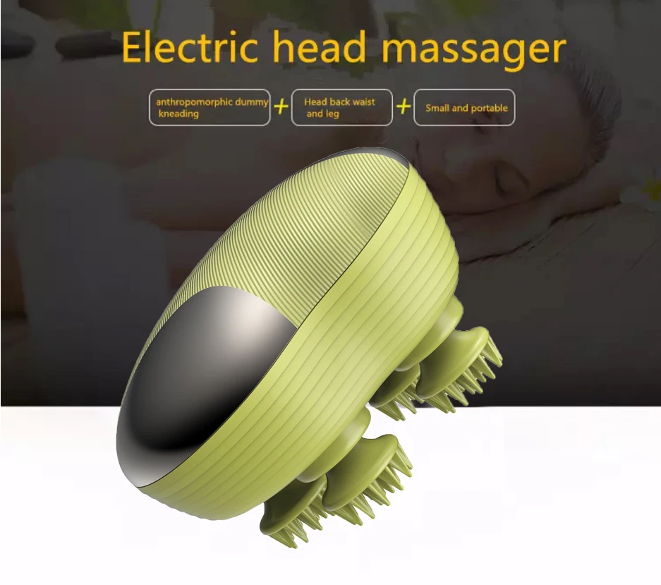Head Massager Waterproof Hair Growth Massager Machine For Home Use ...