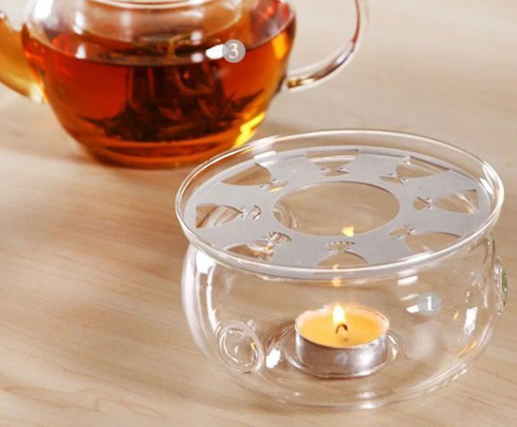 Tealight Candle Use Borosilicate Glass Teapot Warmer Stand - Buy Glass ...