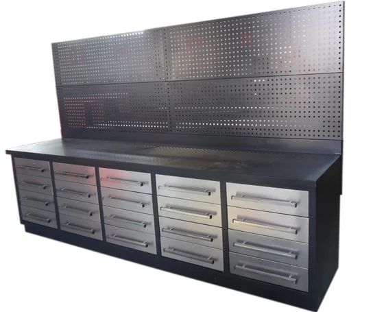 Stainless Steel 96" Tool Chest 24 Drawer Work Bench - Buy Stainless ...