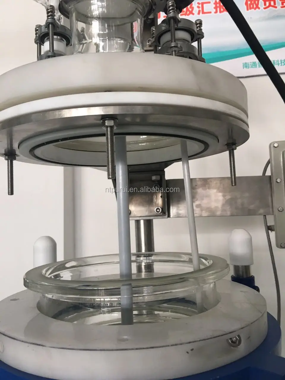 Purui Elevating & Rotary Jacketed Glass Reactor 10l~50l - Buy Rotary ...