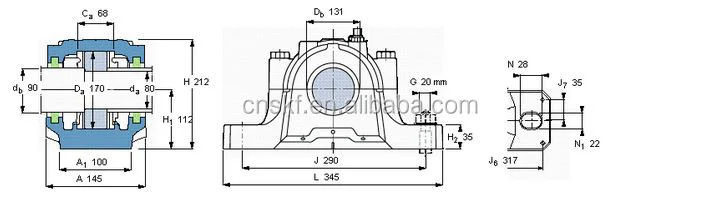 Snl522-619 Housing Original Bearing Housing Snl 522-619 - Buy Snl 522 ...