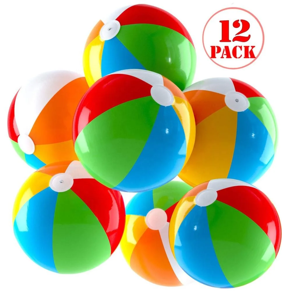 6 Inch Mini Rainbow Inflatable Beach Ball For Pools Summer Party - Buy ...