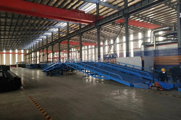 Movable Container Hydraulic Truck Unloading Lift Ramp Forklift Loading ...