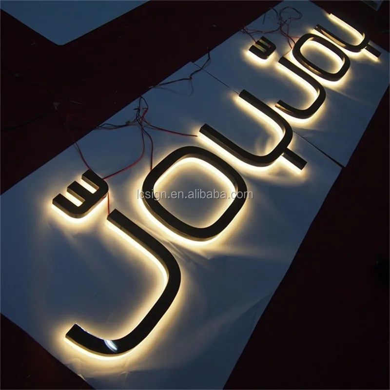 2018 High Quality Luminous Word Characters Led Illuminated Backlit ...
