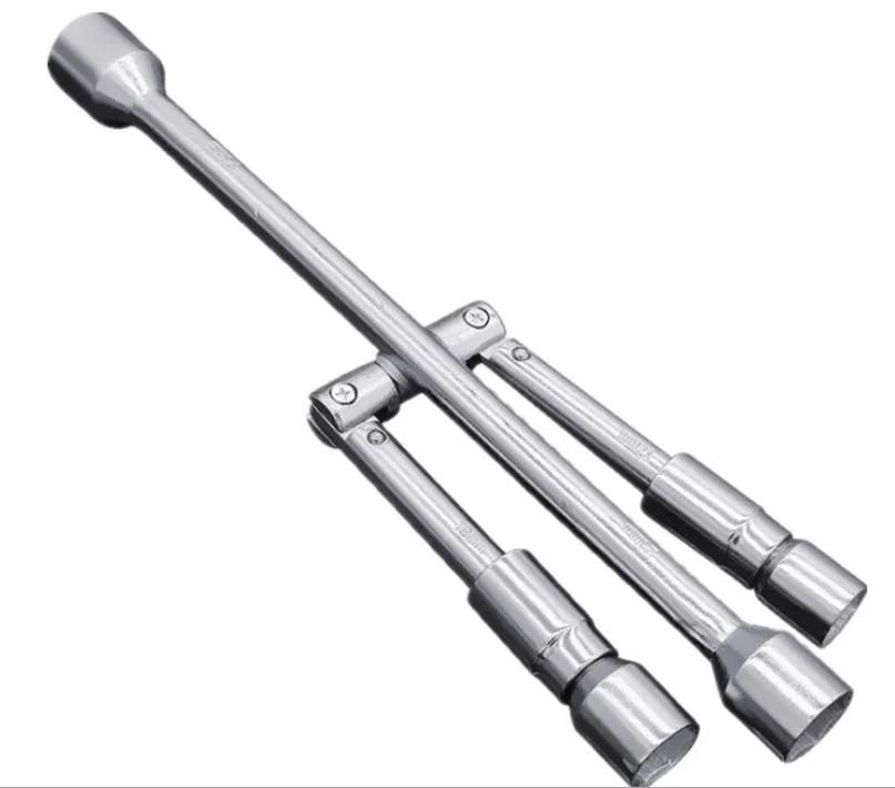 Universal Cross Key Wrench Electrolytic Polishing 4 Way Zinc Alloy ...